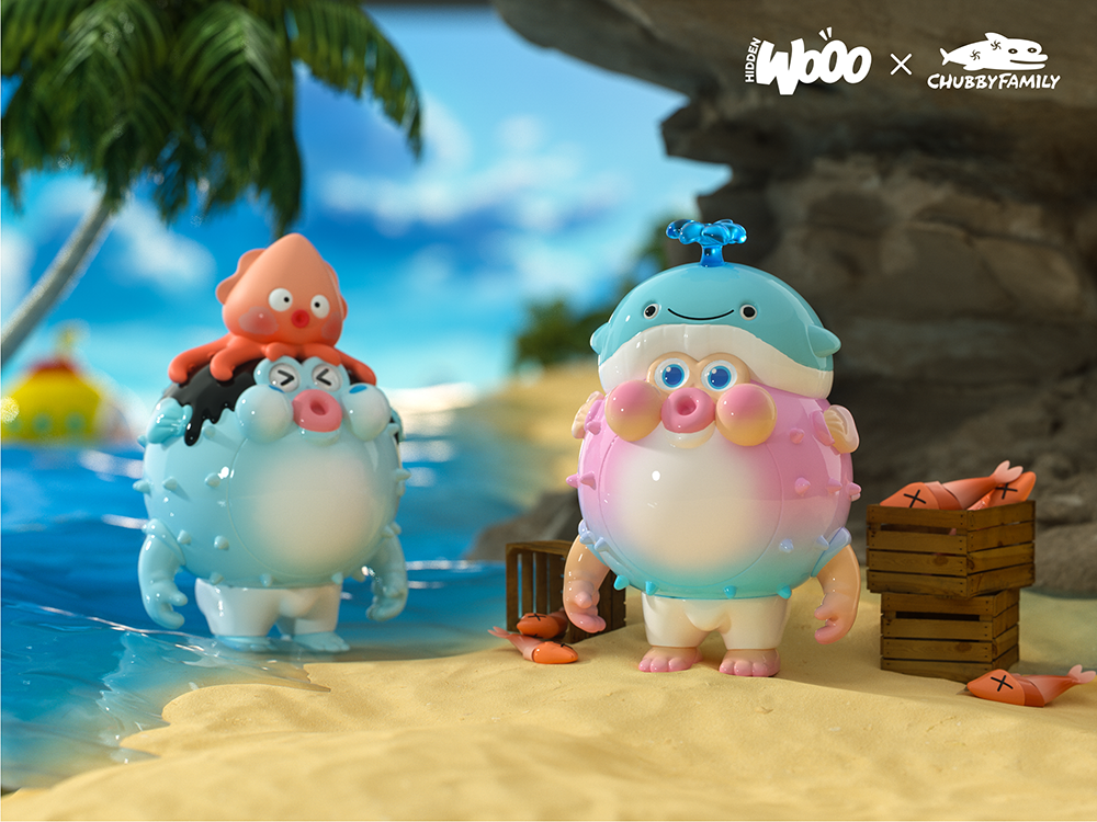 WOOO X CHUBBY FAMILY CHUBBYPOPO OCEAN SERIES TRADITION VER. | Ultra ...