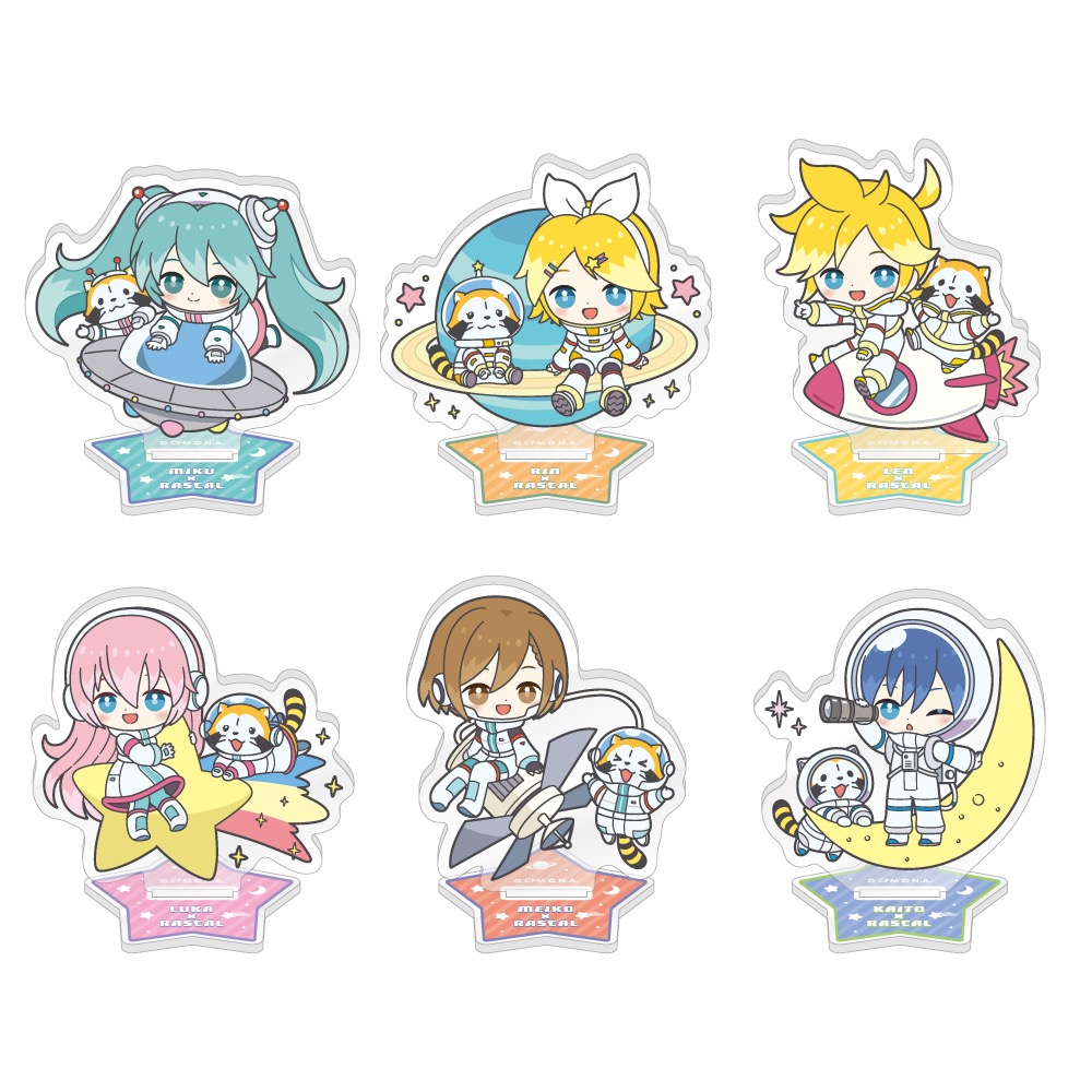 Hatsune Miku x "Rascal the Raccoon" 2024 Acrylic Stand Collection ...