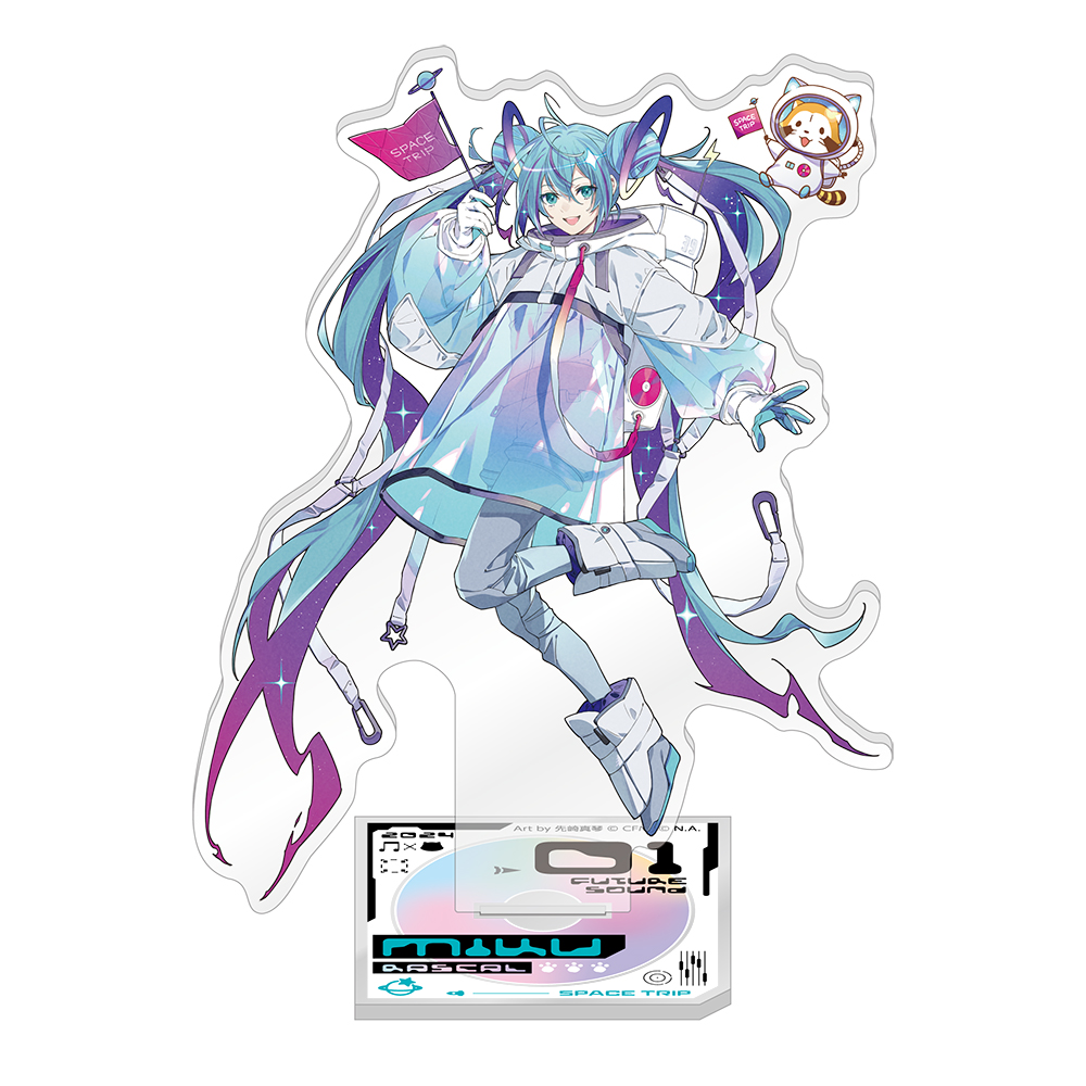 Hatsune Miku x "Rascal the Raccoon" 2024 Acrylic Stand Hatsune Miku ...