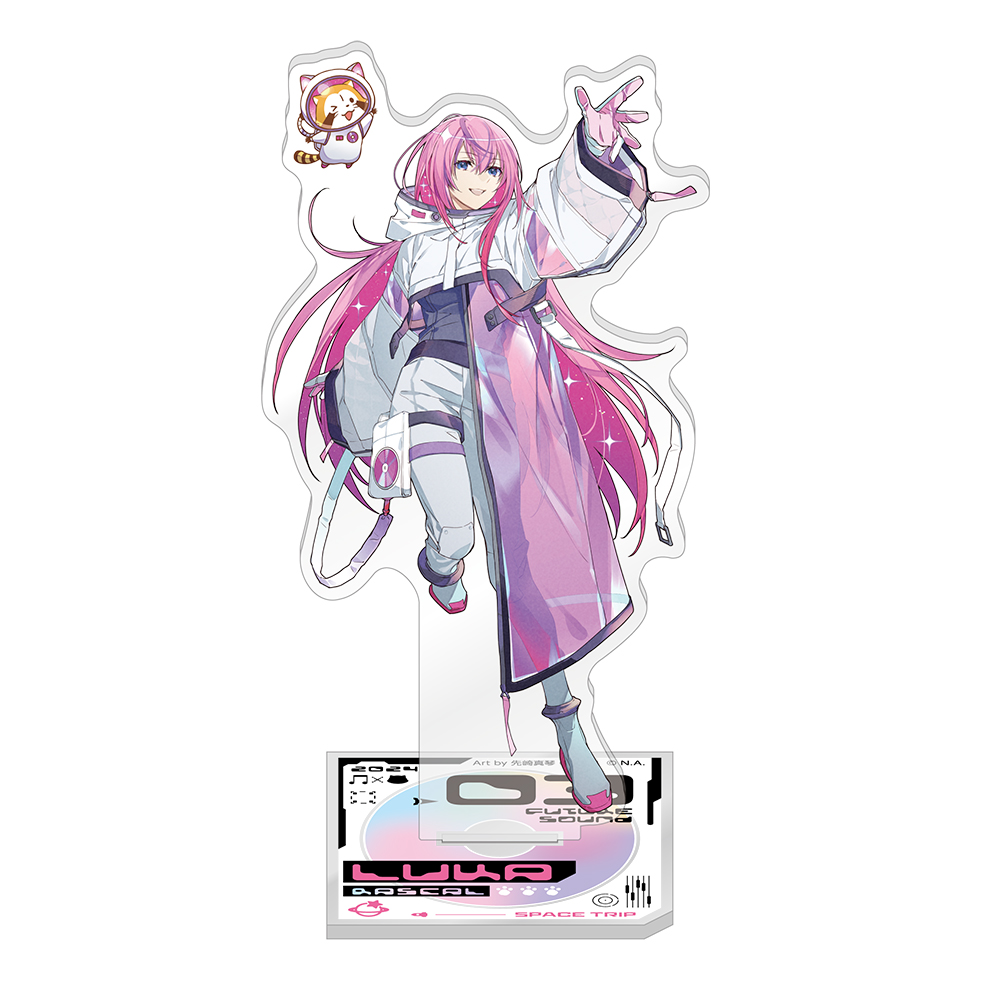 Hatsune Miku x "Rascal the Raccoon" 2024 Acrylic Stand Megurine Luka ...