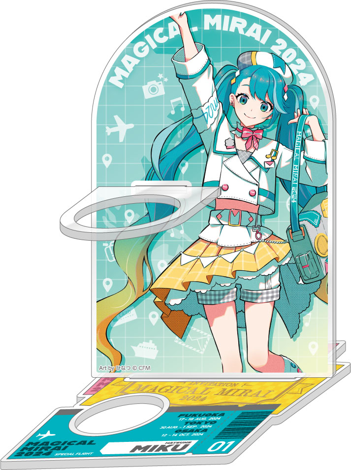 Hatsune Miku Magical Mirai 2024 Acrylic Pen Light Stand Hatsune Miku ...