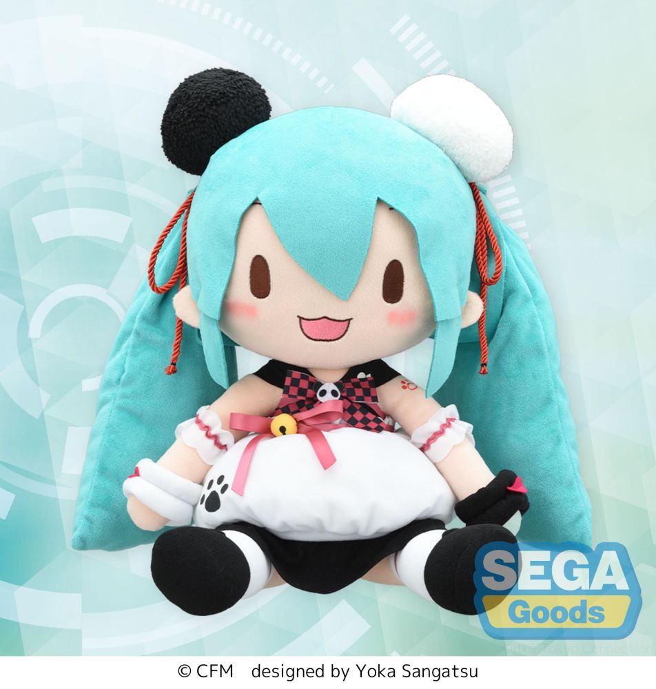 fuwa petit "Hatsune Miku" Panda Bun Plush (LL) | Ultra Tokyo Connection